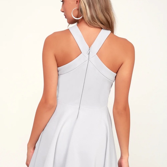 Lulus | Dresses | Lulus Grey Dress Brand New Never Been Worn In Perfect ...
